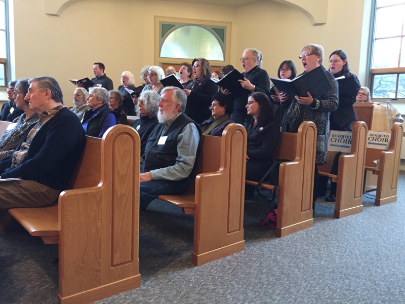 choir standing – Unitarian Universalists of the Cumberland Valley